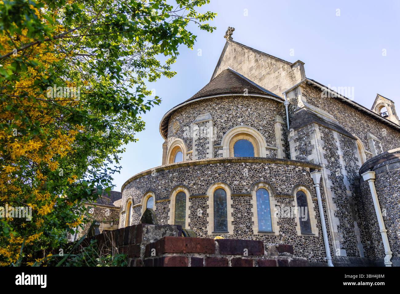 Exterior of St James Roman Catholic Church by Forbury Gardens Park ...