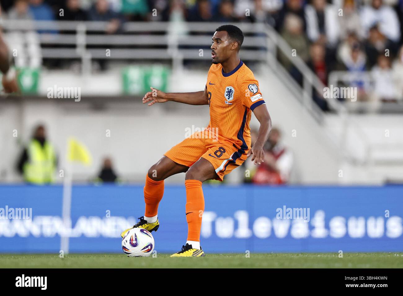 HELSINKI - Ryan Gravenberch of the Netherlands during the World Cup ...