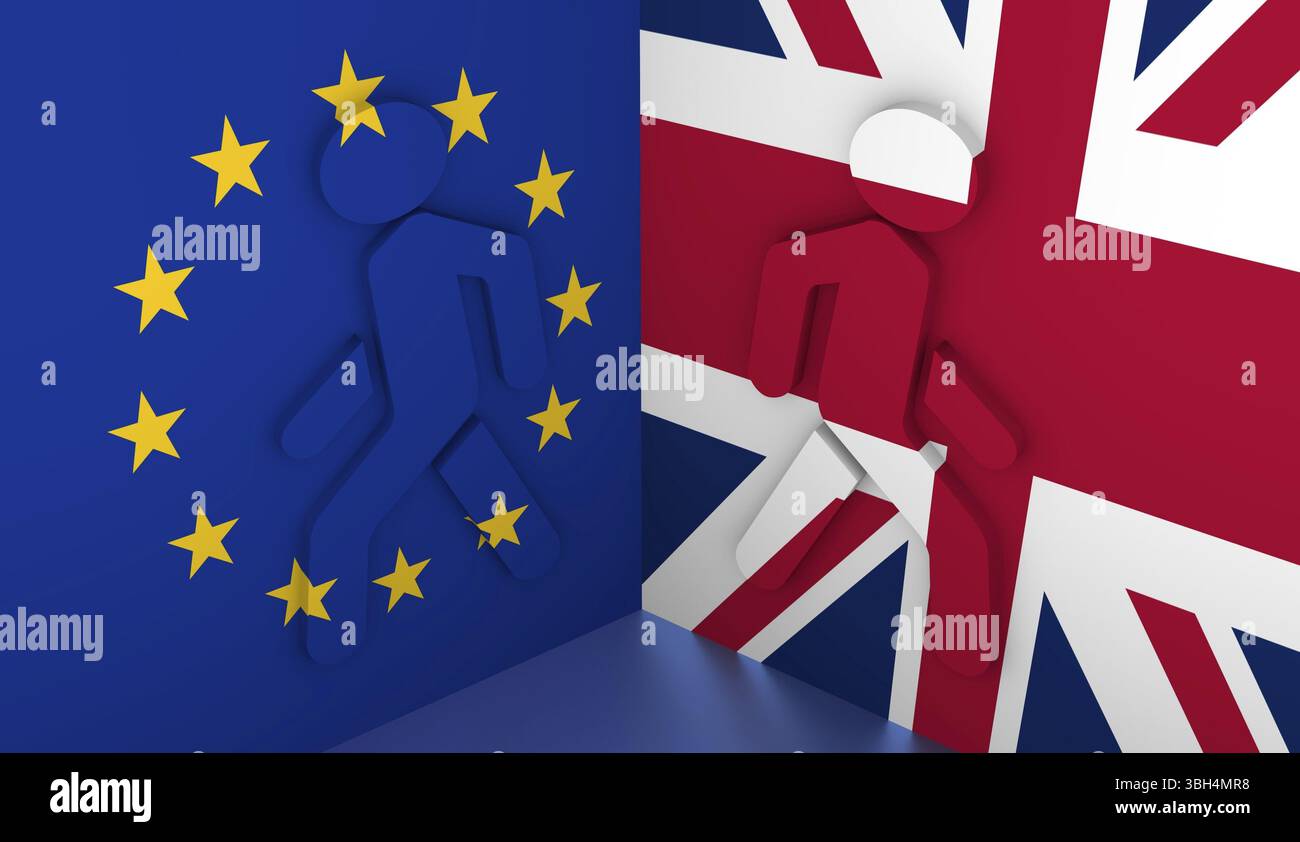 Image relative to politic situation between great britain and european ...