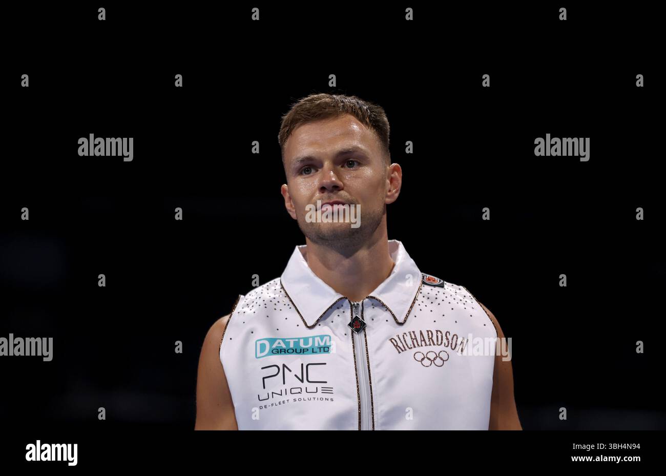 Lewis Richardson walks out before his fight against Dmitiri Protkunas ...