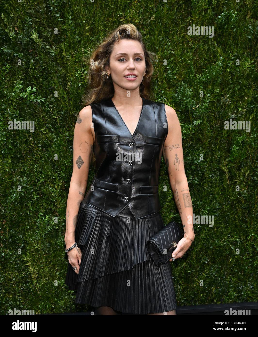 Miley Cyrus attends the Chanel Tribeca Festival luncheon to celebrate ...