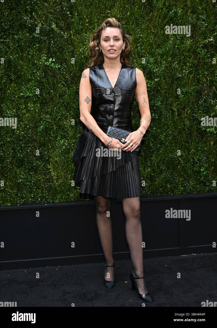 Miley Cyrus attends the Chanel Tribeca Festival luncheon to celebrate ...