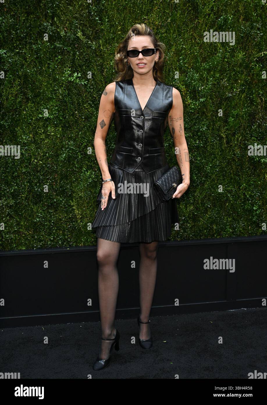 Miley Cyrus attends the Chanel Tribeca Festival luncheon to celebrate ...