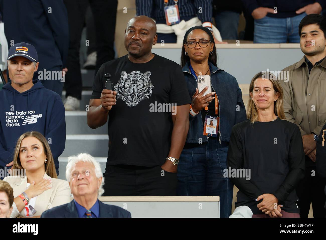 Paris, France. 07th June, 2025. Candi Gauff and Corey Gauff, parents of ...