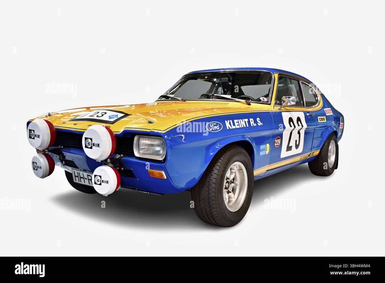 A successful rally car from the 70s, the Ford Capri Stock Photo - Alamy