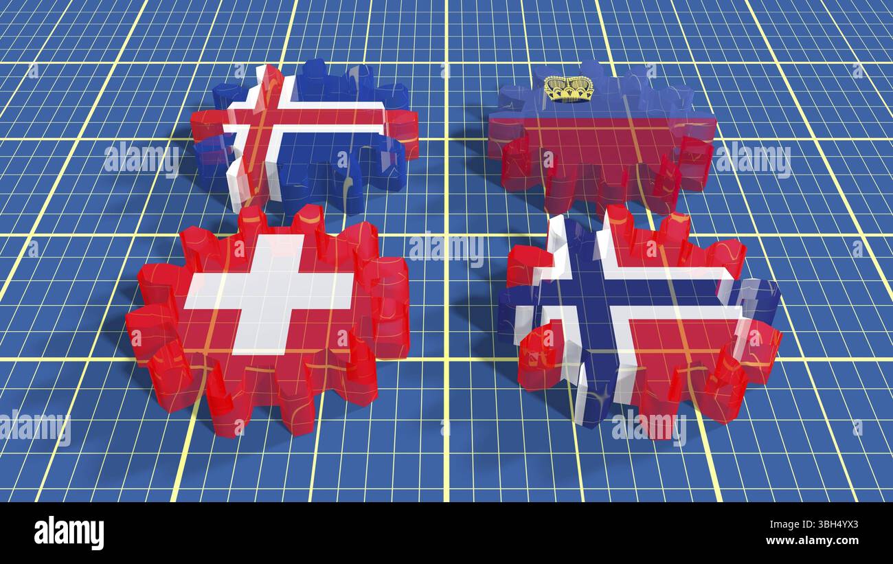 European Free Trade association of four national economies. Politic and ...