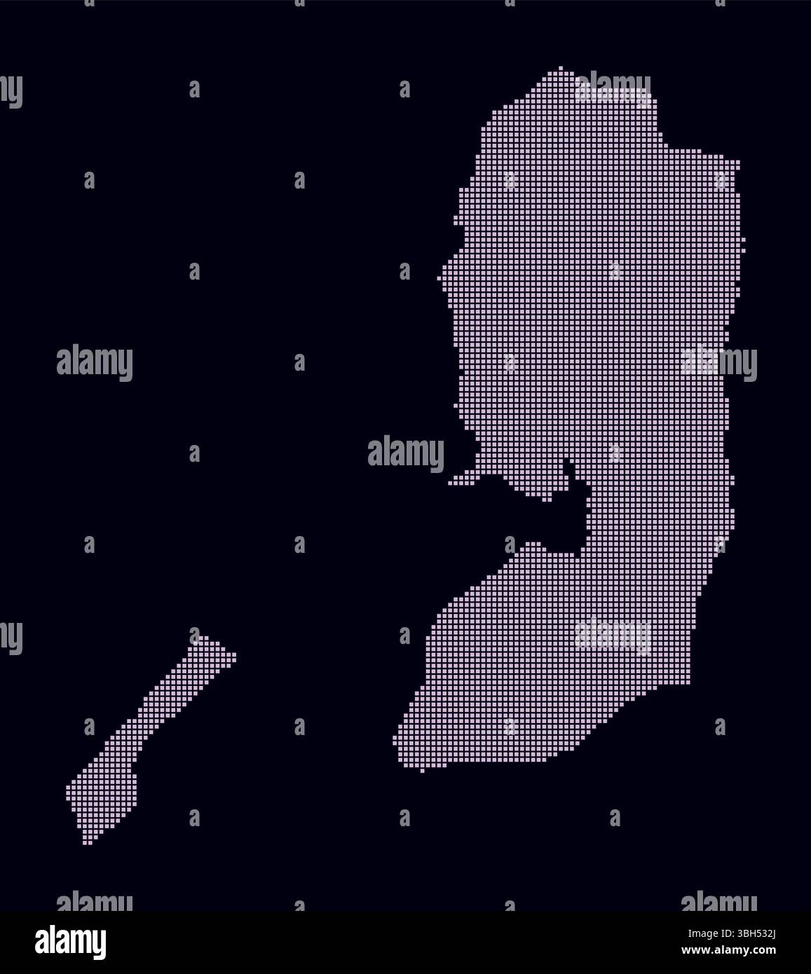 Palestine map middle east hi-res stock photography and images - Alamy