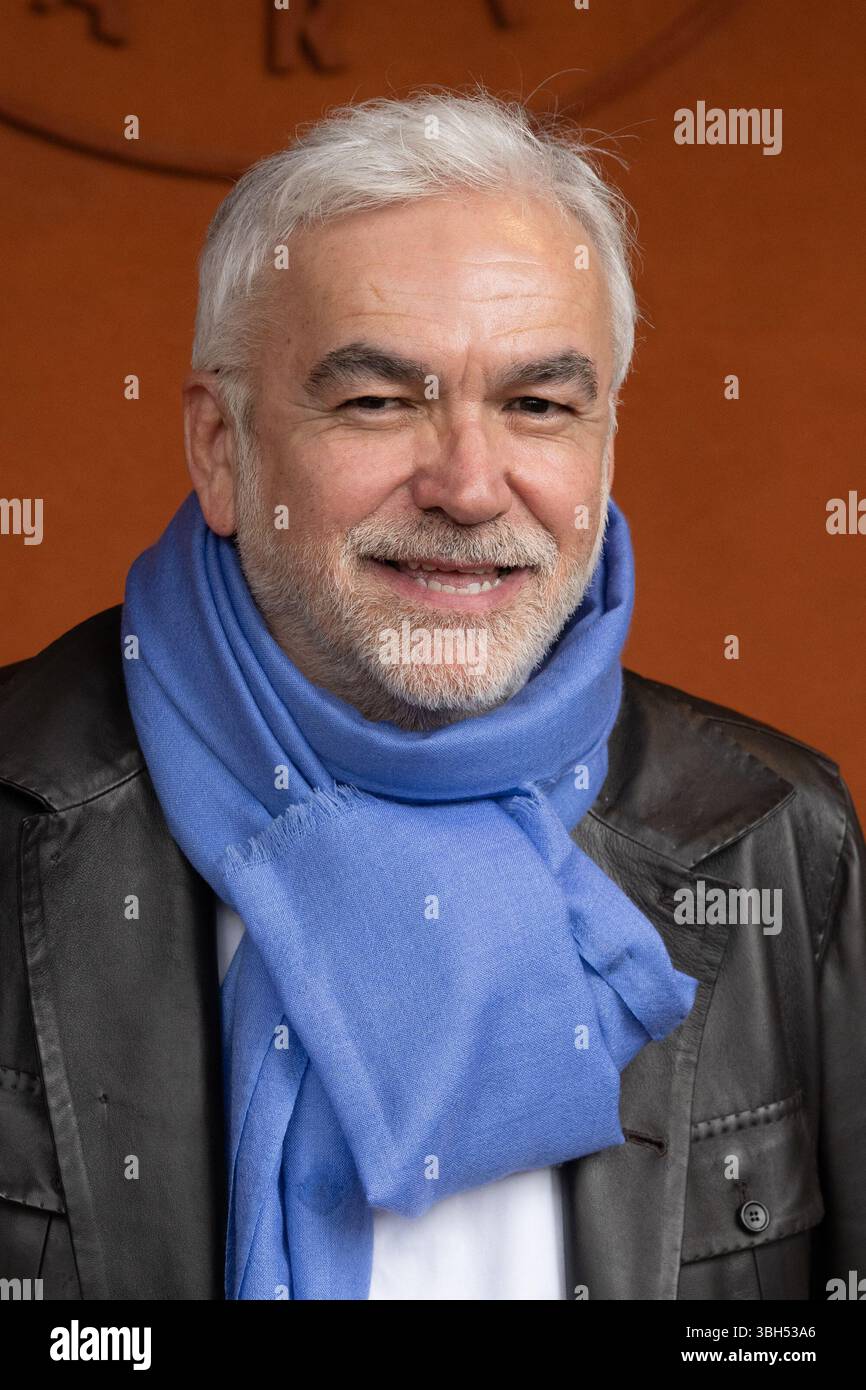 Paris, France. 7th June, 2025. Pascal Praud take a pose at Roland ...