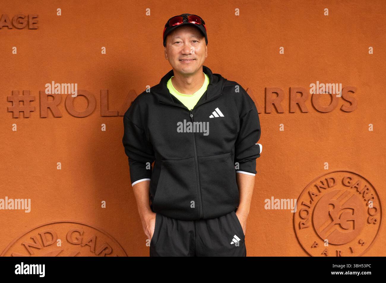 Paris, France. 7th June, 2025. Michael Chang take a pose at Roland ...