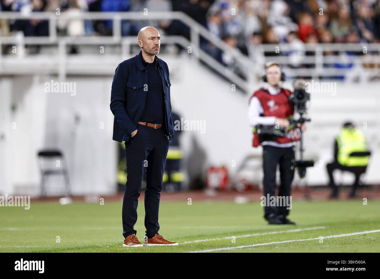 HELSINKI - Finland coach Jacob Friis during the World Cup qualifier ...