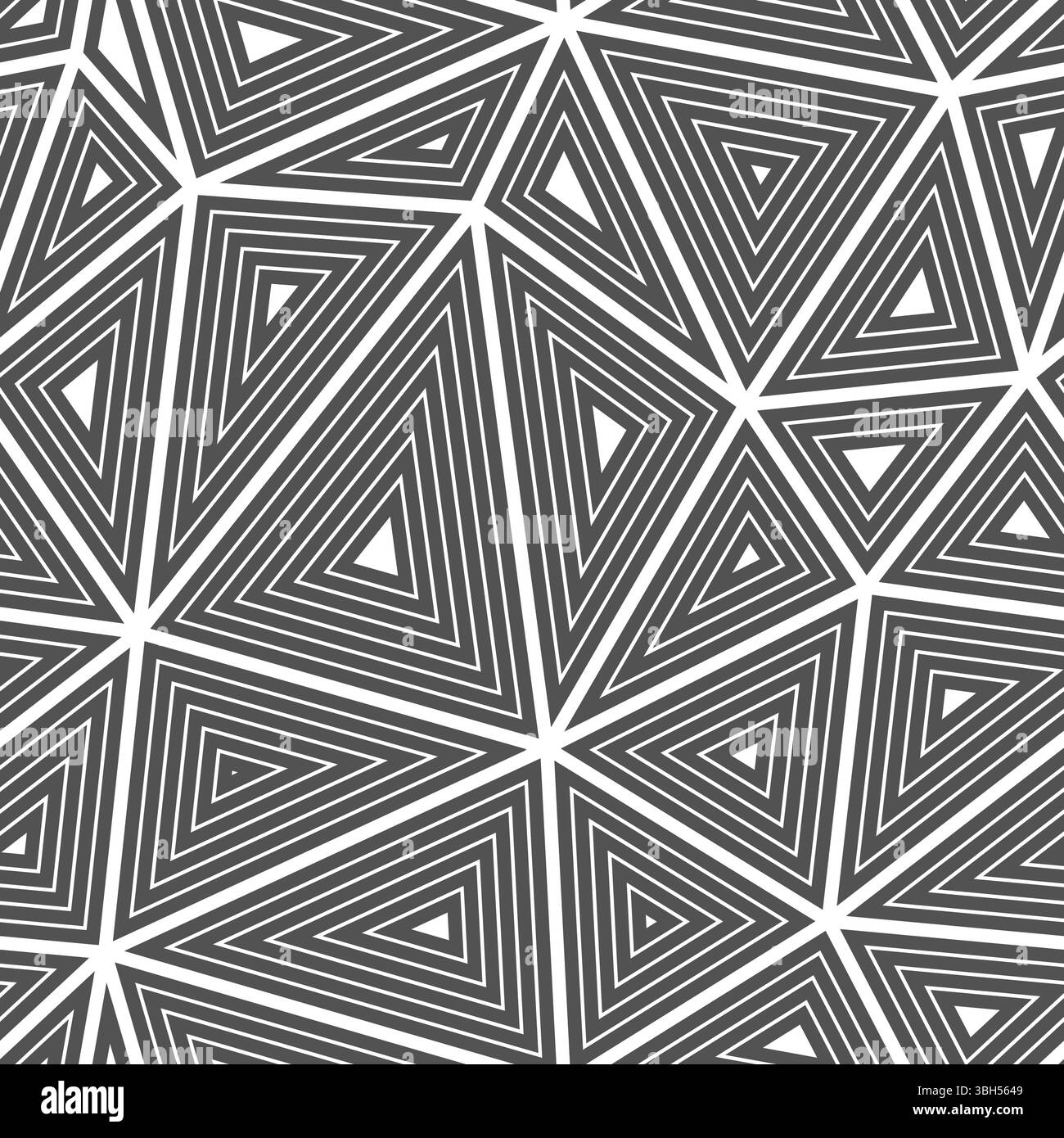 Triangles pattern big shape Black and White Stock Photos & Images - Alamy