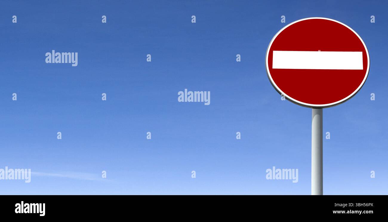 No entry sign board hi-res stock photography and images - Alamy