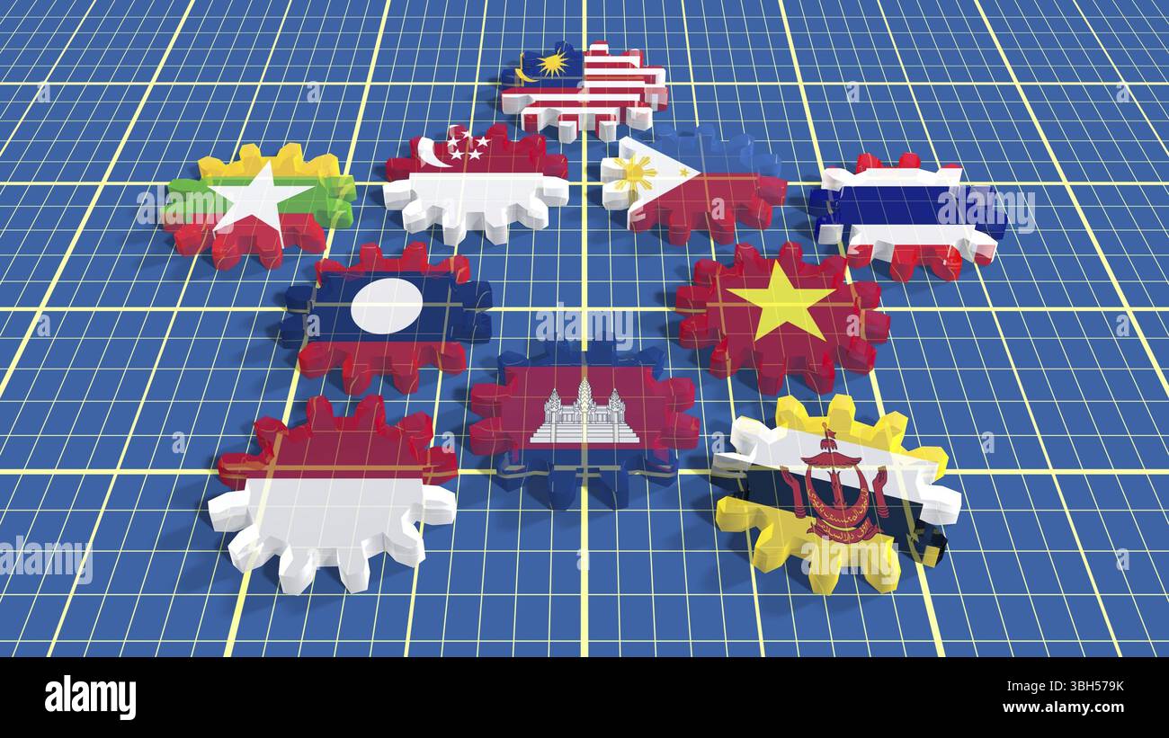 ASEAN - political and economic organization of ten Southeast Asian ...