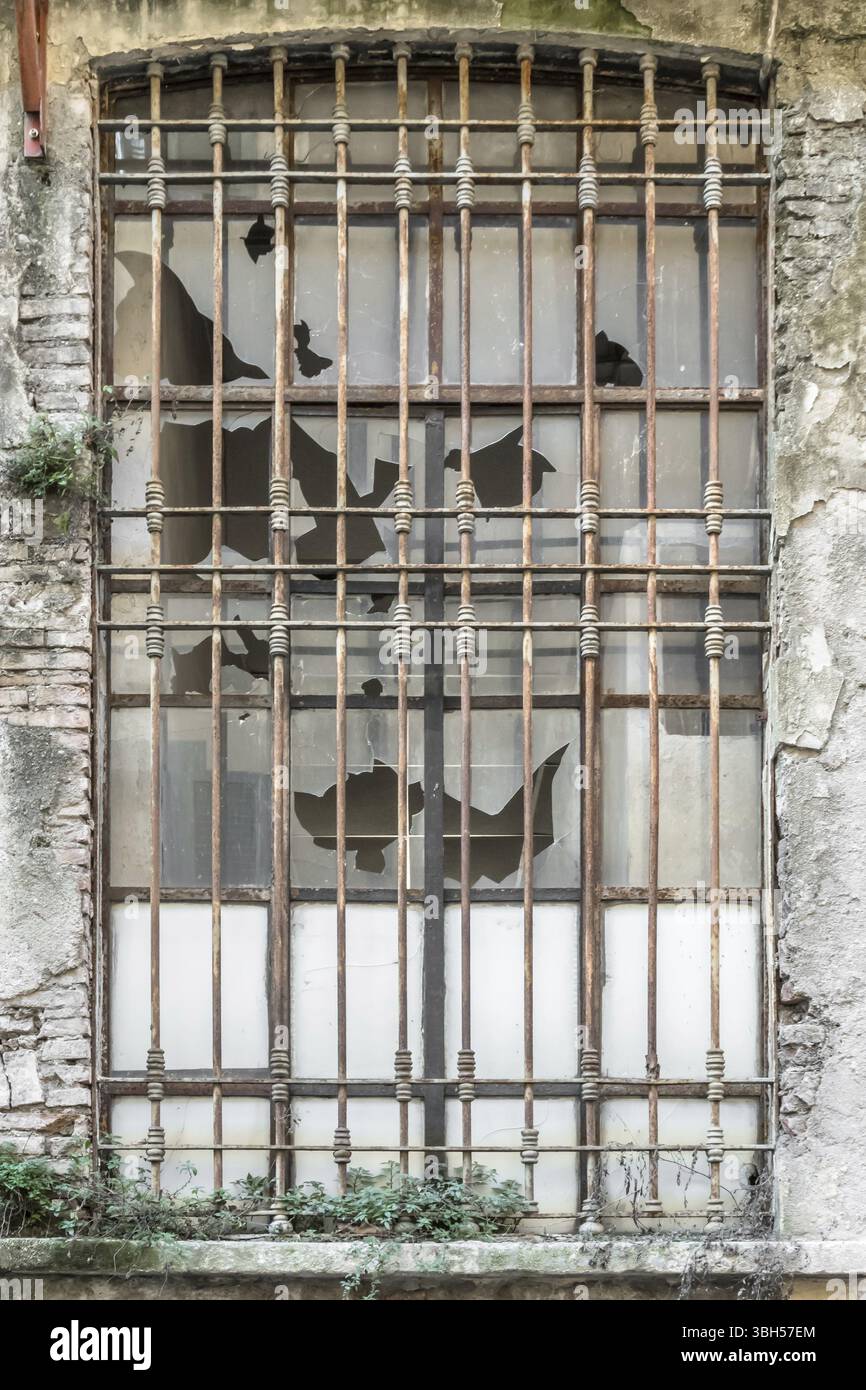 Old factory windows. Industrial photo. Amazing glass window texture ...
