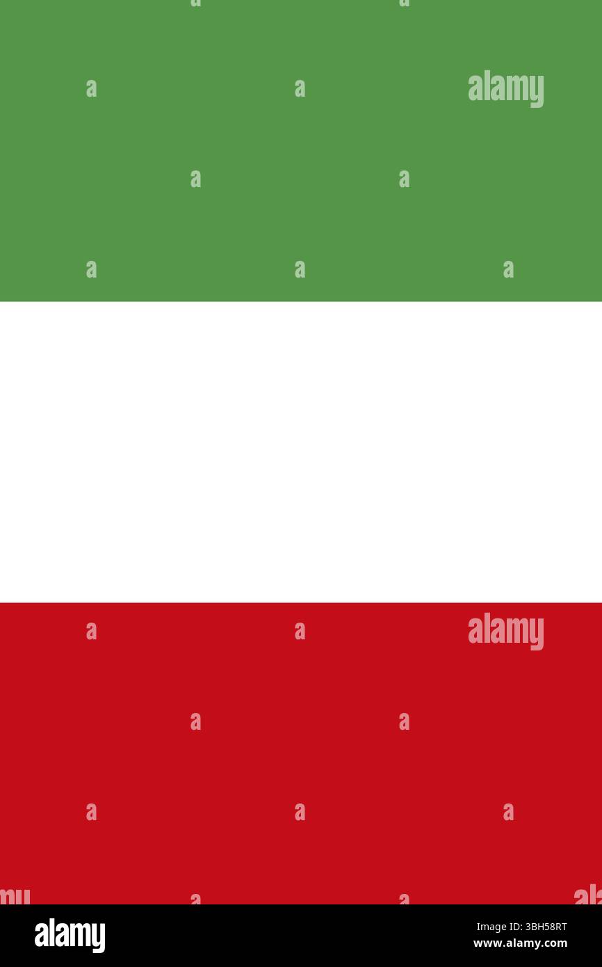 Vertical Italian flag. Italy national flag. Official state symbol of ...