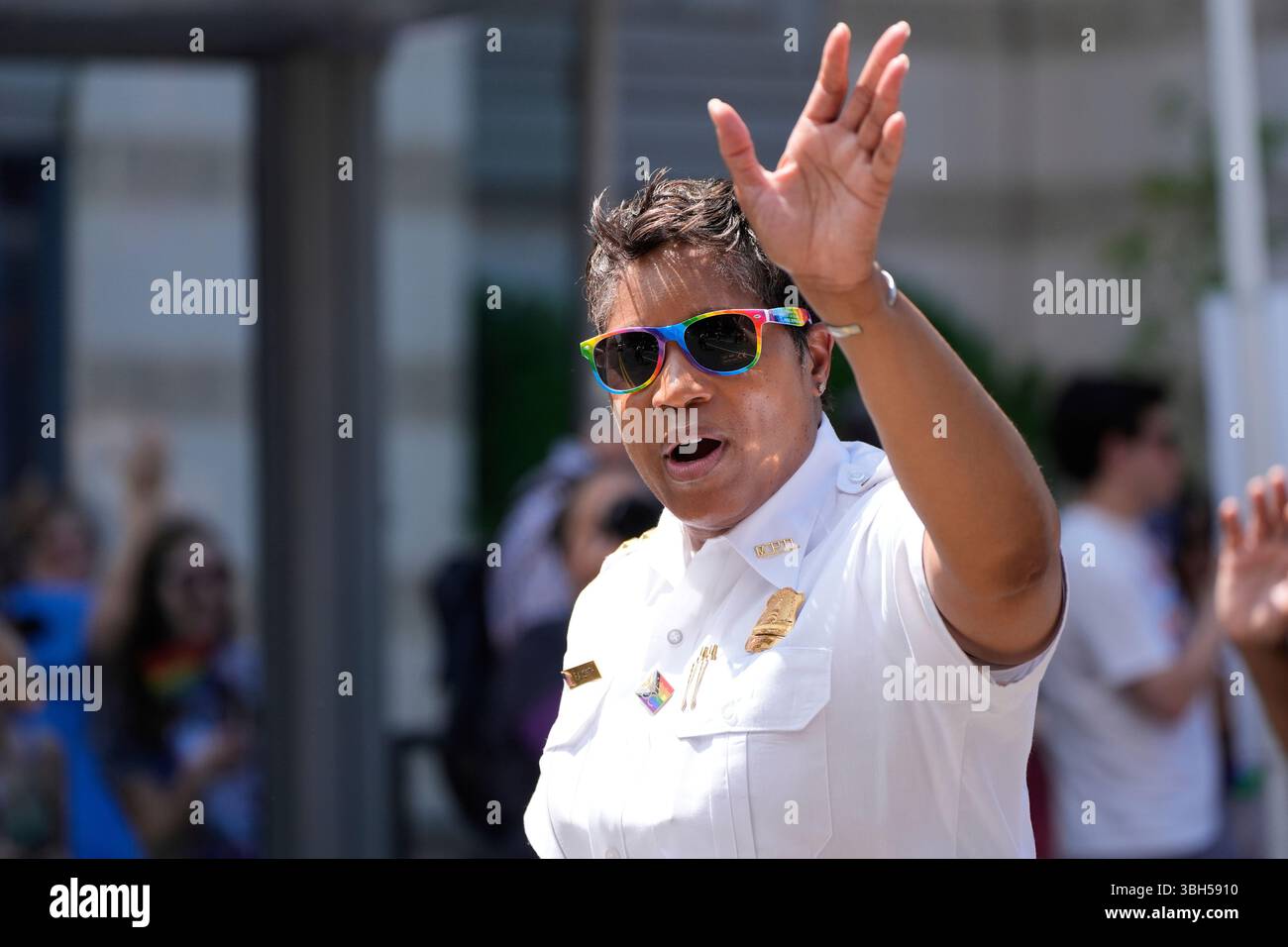 Metropolitan Police Department Chief Pamela Smith is pictured during ...