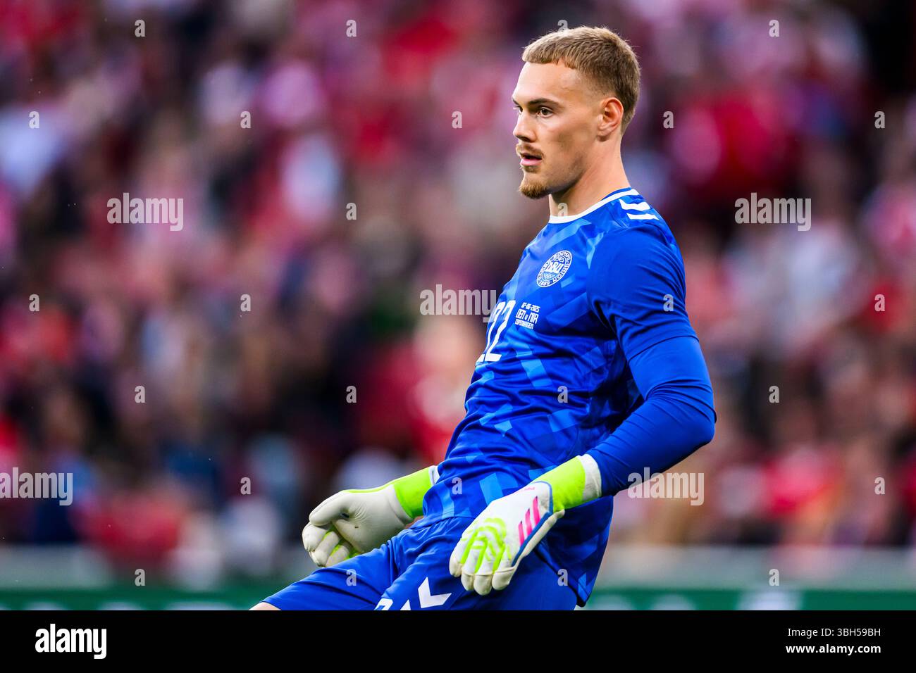 22 (DEN) - Filip Jørgensen (keeper). Landskamp: Danmark mod Nordirland ...