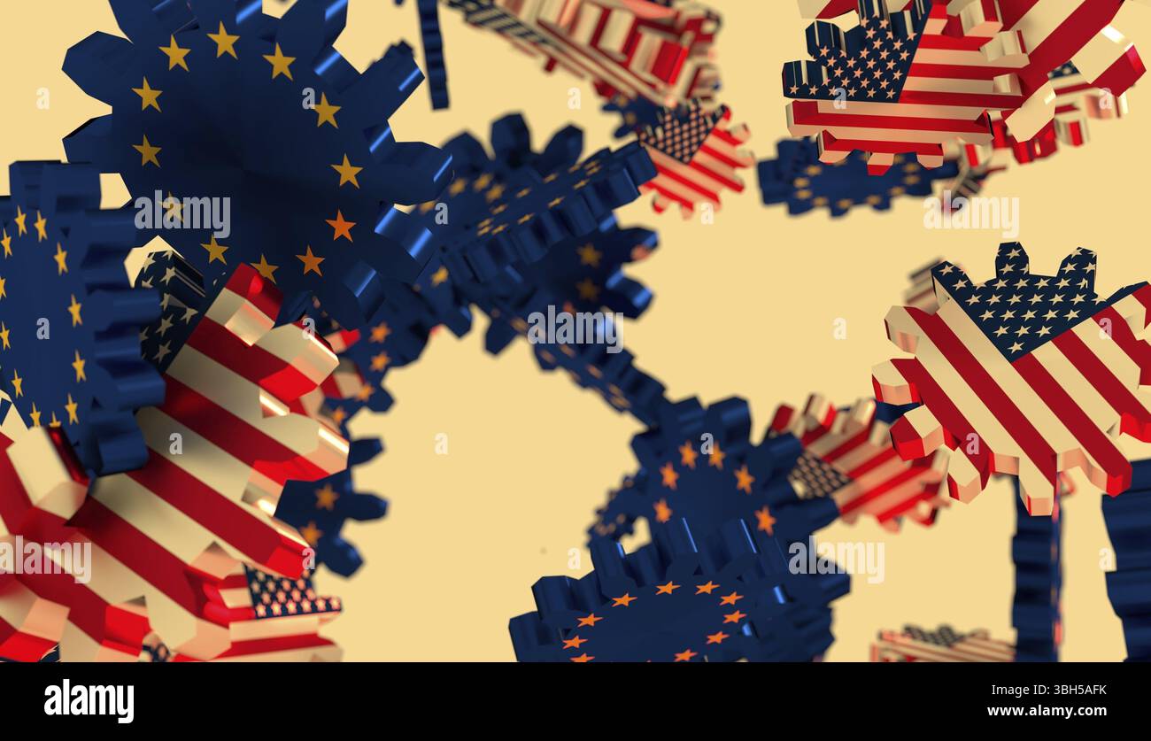 Image relative to politic and economic relationship between USA and ...