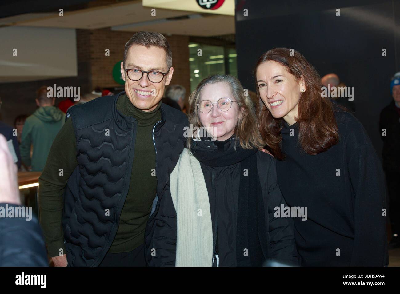Espoo, Uusimaa, Finland. 10th Feb, 2024. President Alexander Stubb and ...