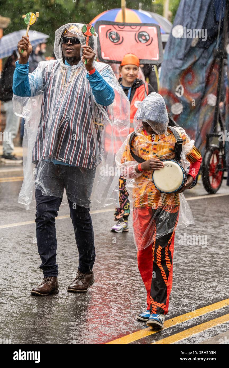 Stoke On Trent, Staffordshire, UK. 07th June 2025. A wet day couldn't ...