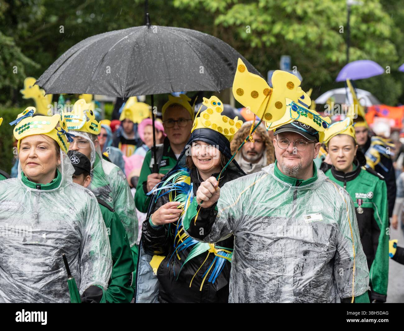 Stoke On Trent, Staffordshire, UK. 07th June 2025. A wet day couldn't ...