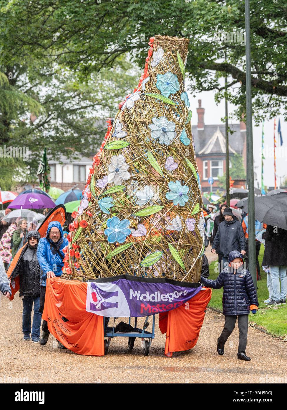 Stoke On Trent, Staffordshire, UK. 07th June 2025. A wet day couldn't ...