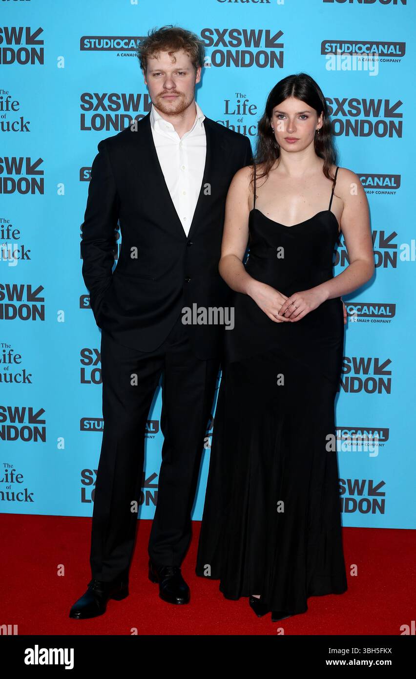Solly Mcleod and Agnes O Casey attend he Life Of Chuck World Premiere ...