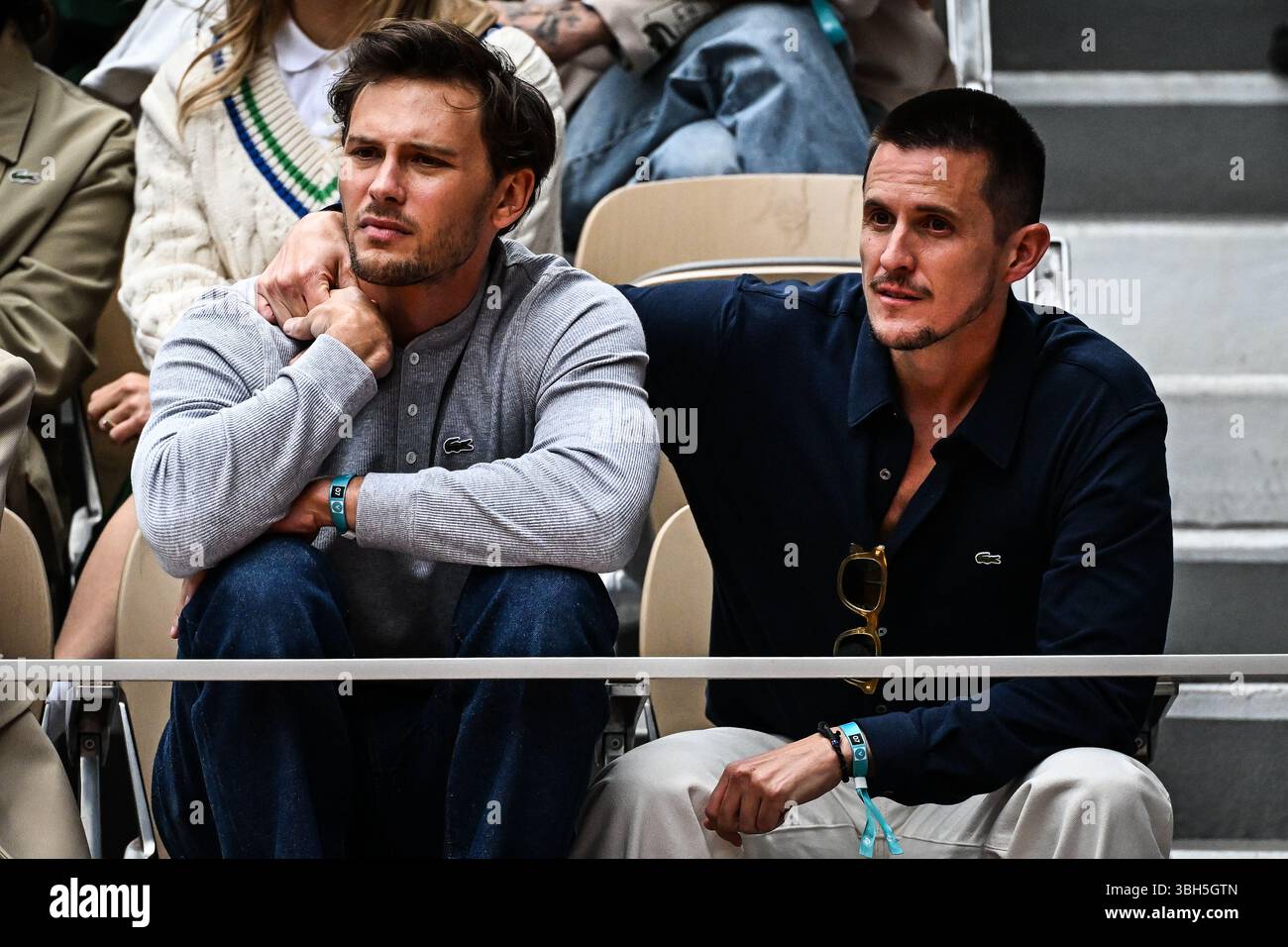 Paris, France. 07th June, 2025. Cooper KOCH with his boyfriend Stuart ...