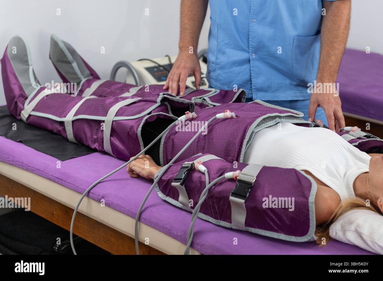 Pressotherapy in physical therapy uses controlled air pressure to ...