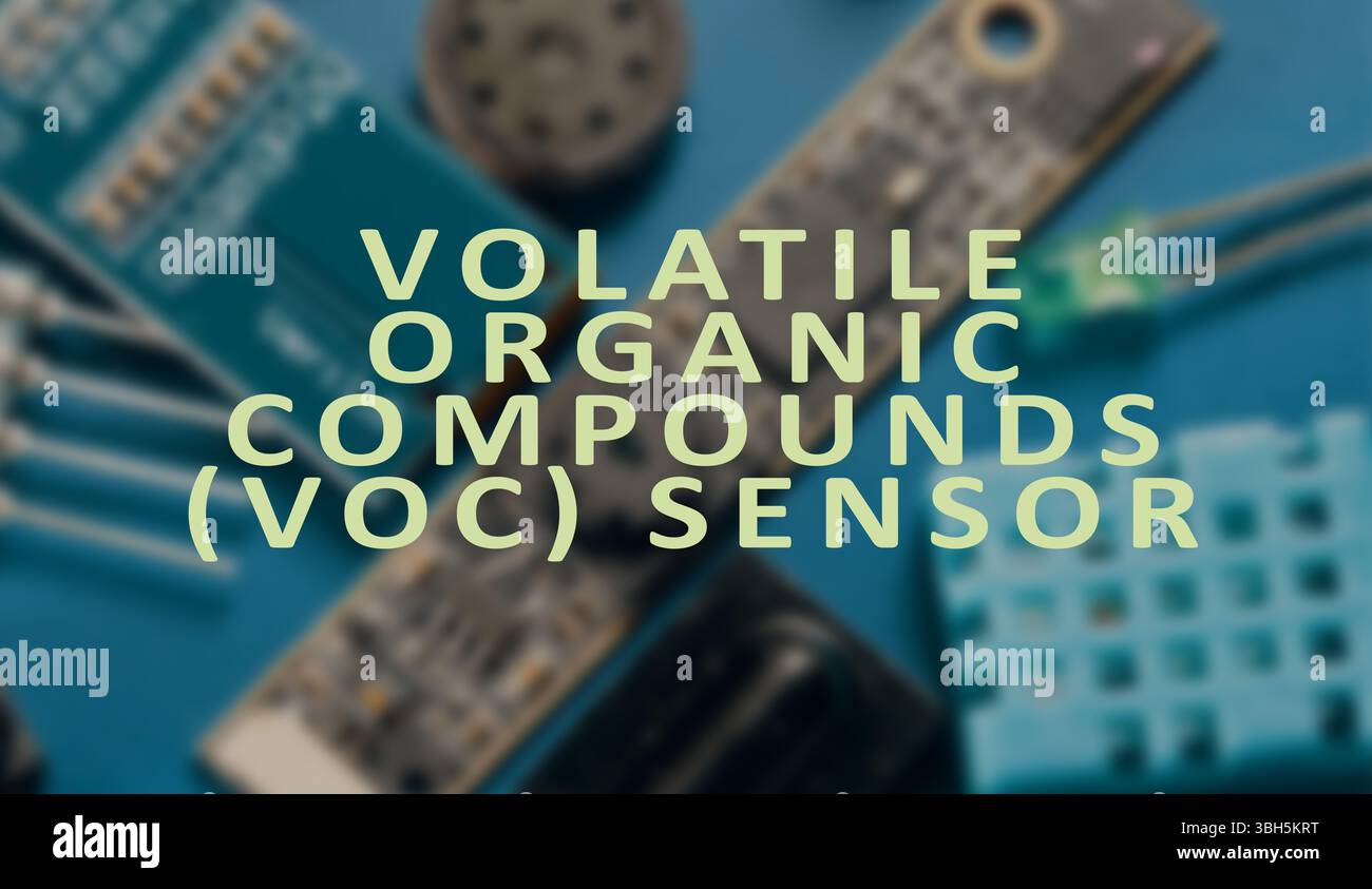 Volatile organic compounds (VOC) sensor. Detects harmful gases and ...