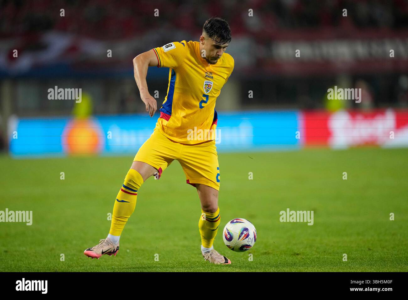 VIENNA, AUSTRIA - JUNE 7: Andrei Ratiu of Romania in action during the ...