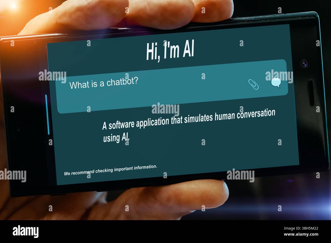 Ai chatbot question hi-res stock photography and images - Alamy