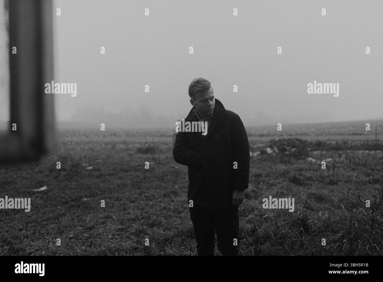 Man creates Black and White Stock Photos & Images - Alamy