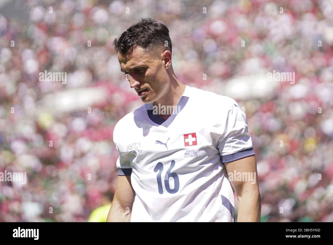 SALT LAKE CITY, UT - JUNE 07: Vincent Sierro #16 of Switzerland as seen ...