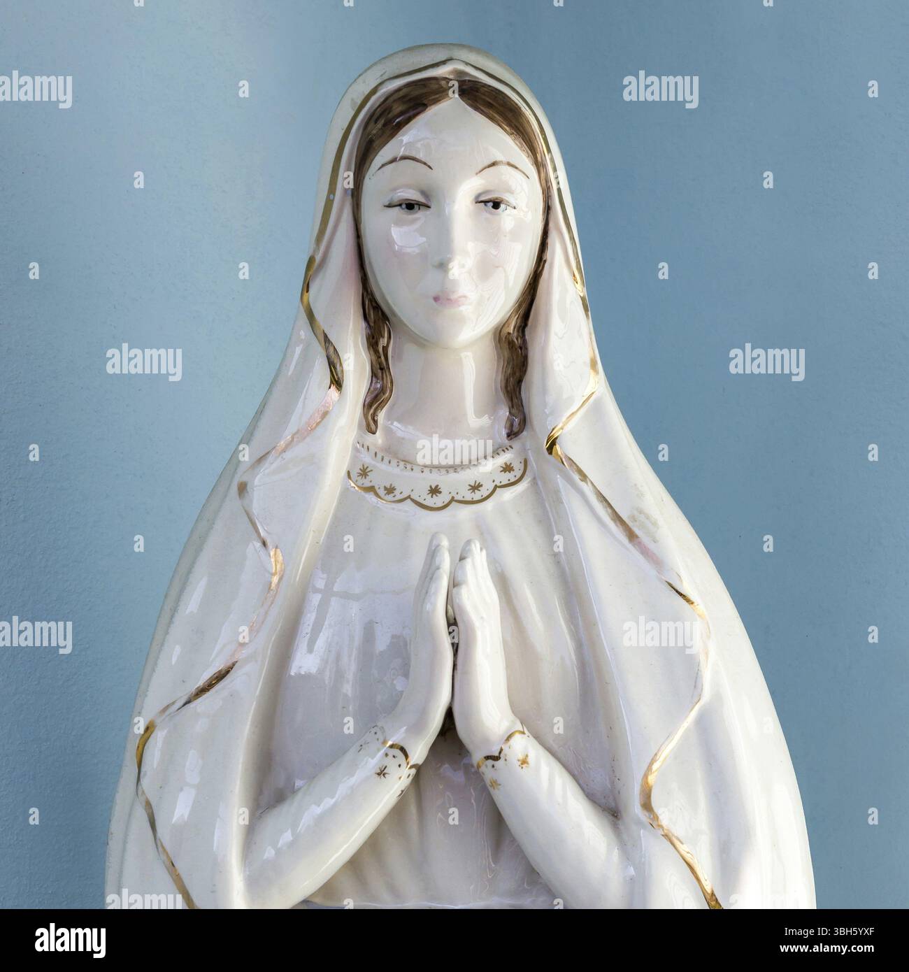 Our Lady vintage porcelain statue Stock Photo - Alamy