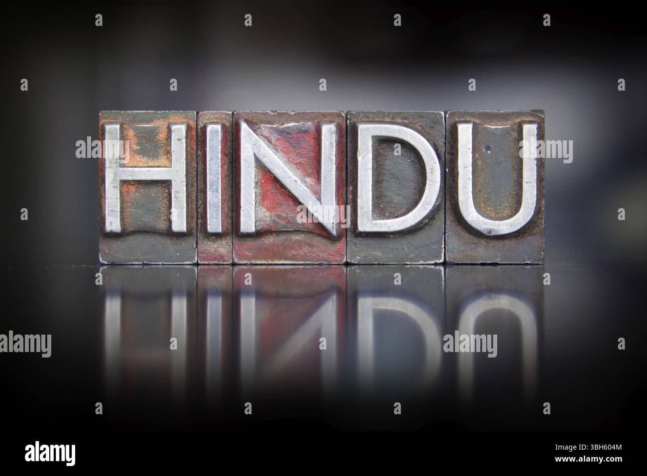 The word Hindu written in vintage letterpress type Stock Photo - Alamy