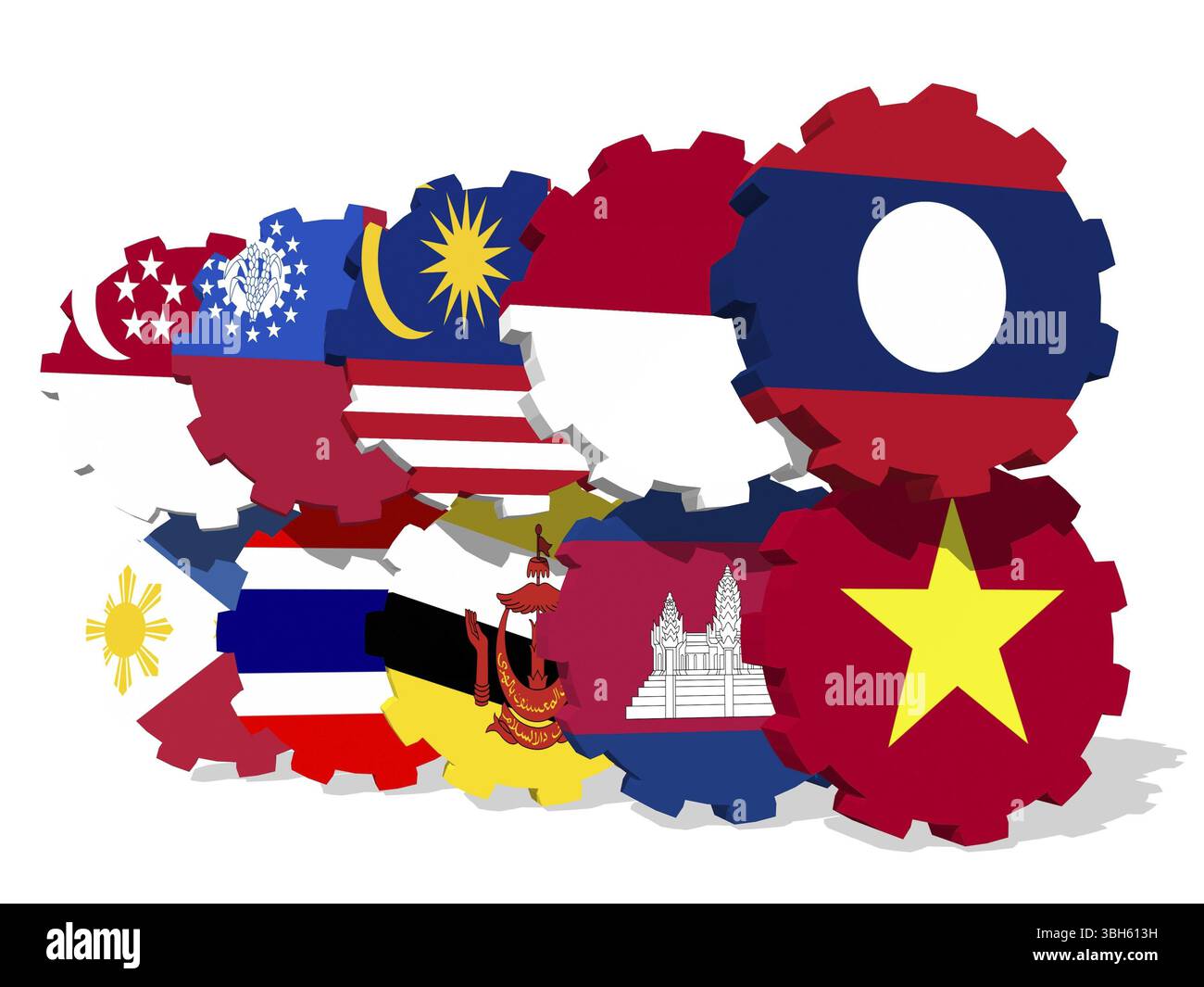 ASEAN - political and economic organization of ten Southeast Asian ...