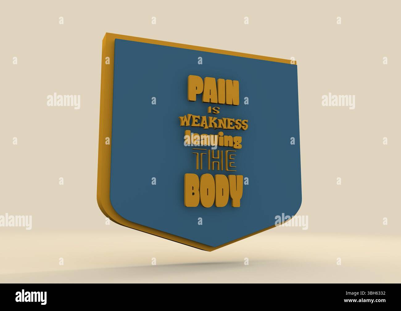 Pain is weakness leaving the body. Gym and Fitness Motivation Quote ...