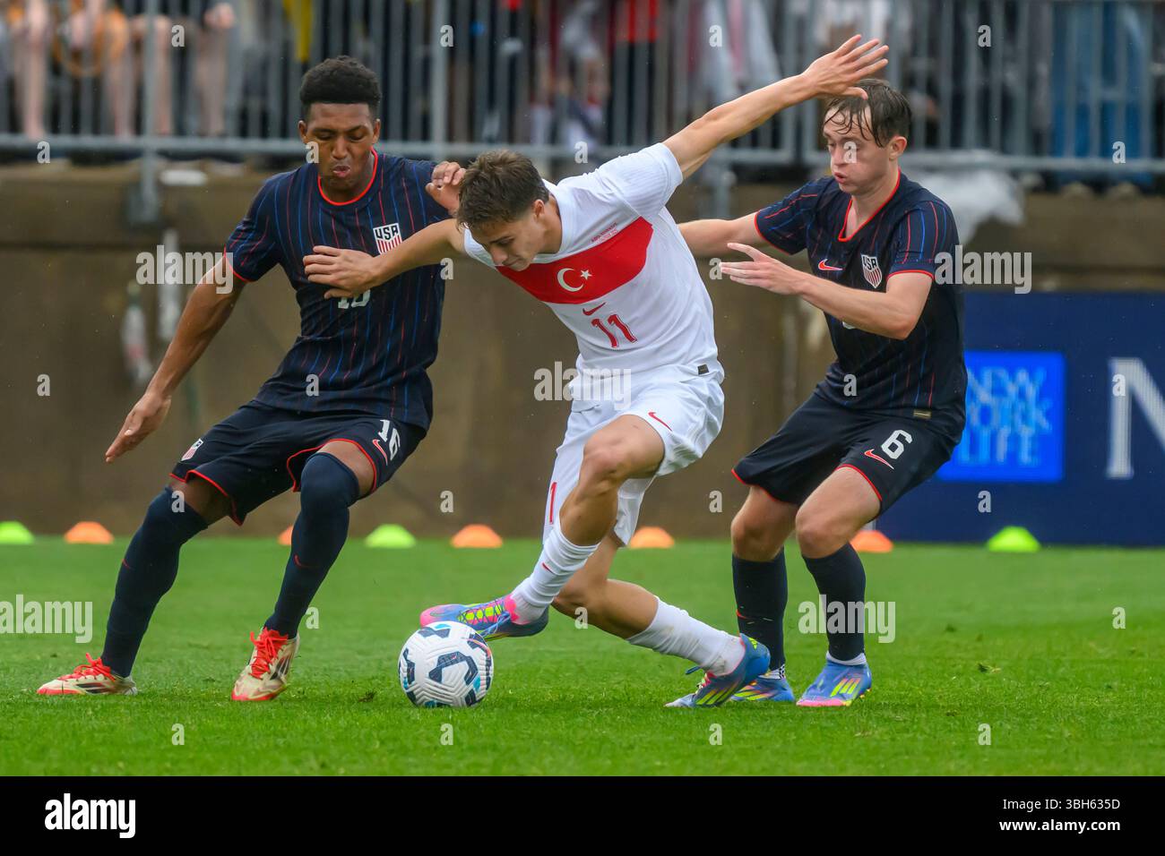 Harford, Conneticut, USA. 7th June, 2025. Turkiye defender Kenan Yildiz ...