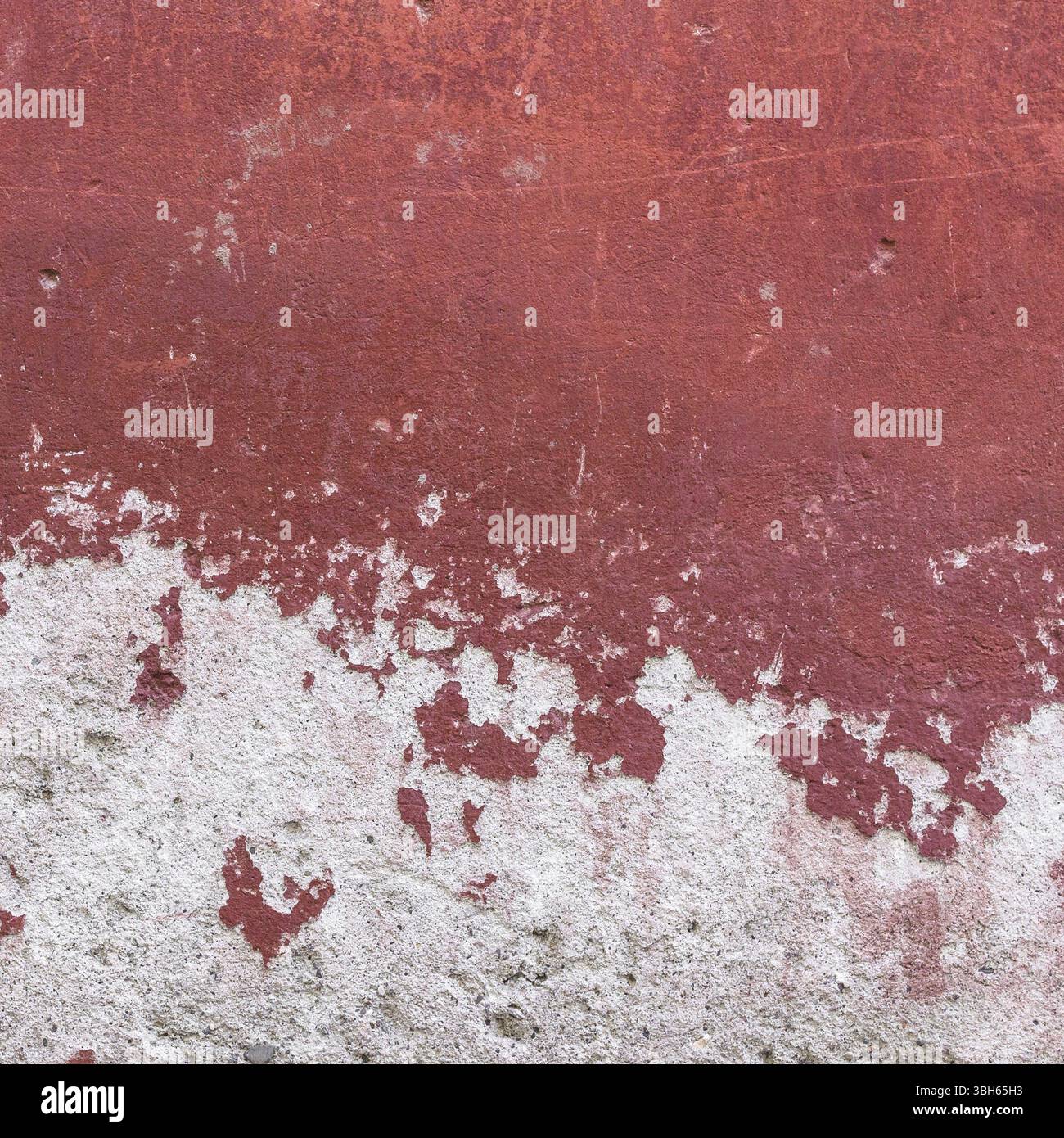 Detail of a wall with red plaster peeling Stock Photo - Alamy