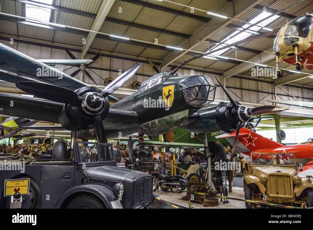 SINSHEIM, GERMANY - MAI 2022: black twin-engined bomber combat aircraft ...