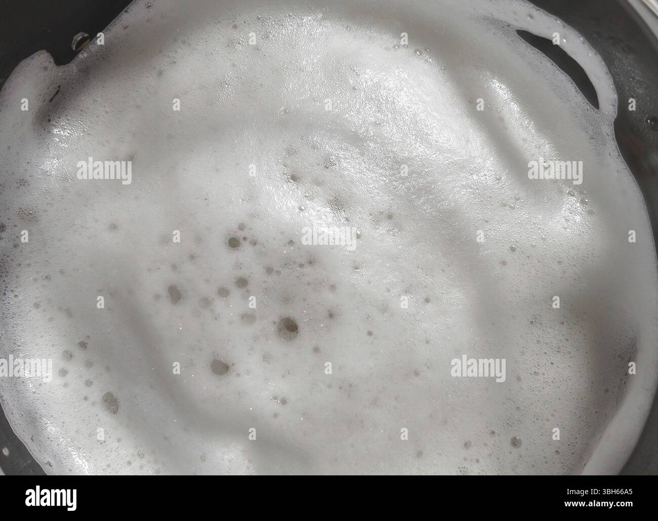 Fresh beer foam. Top view, extreme close-up. Texture and background for ...