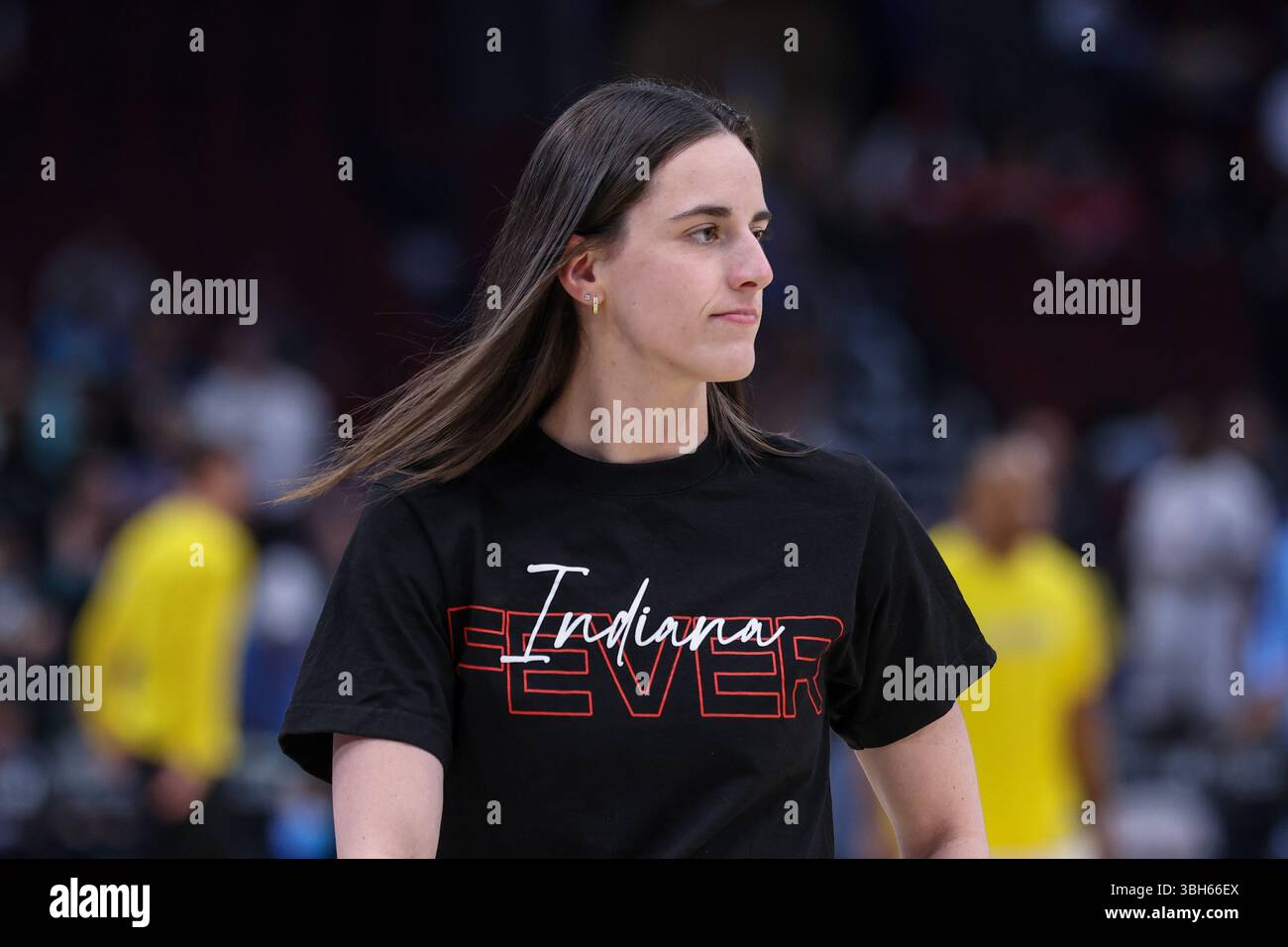 Chicago, USA, June 7, 2025: Caitlin Clark (22 Indiana Fever) is seen ...