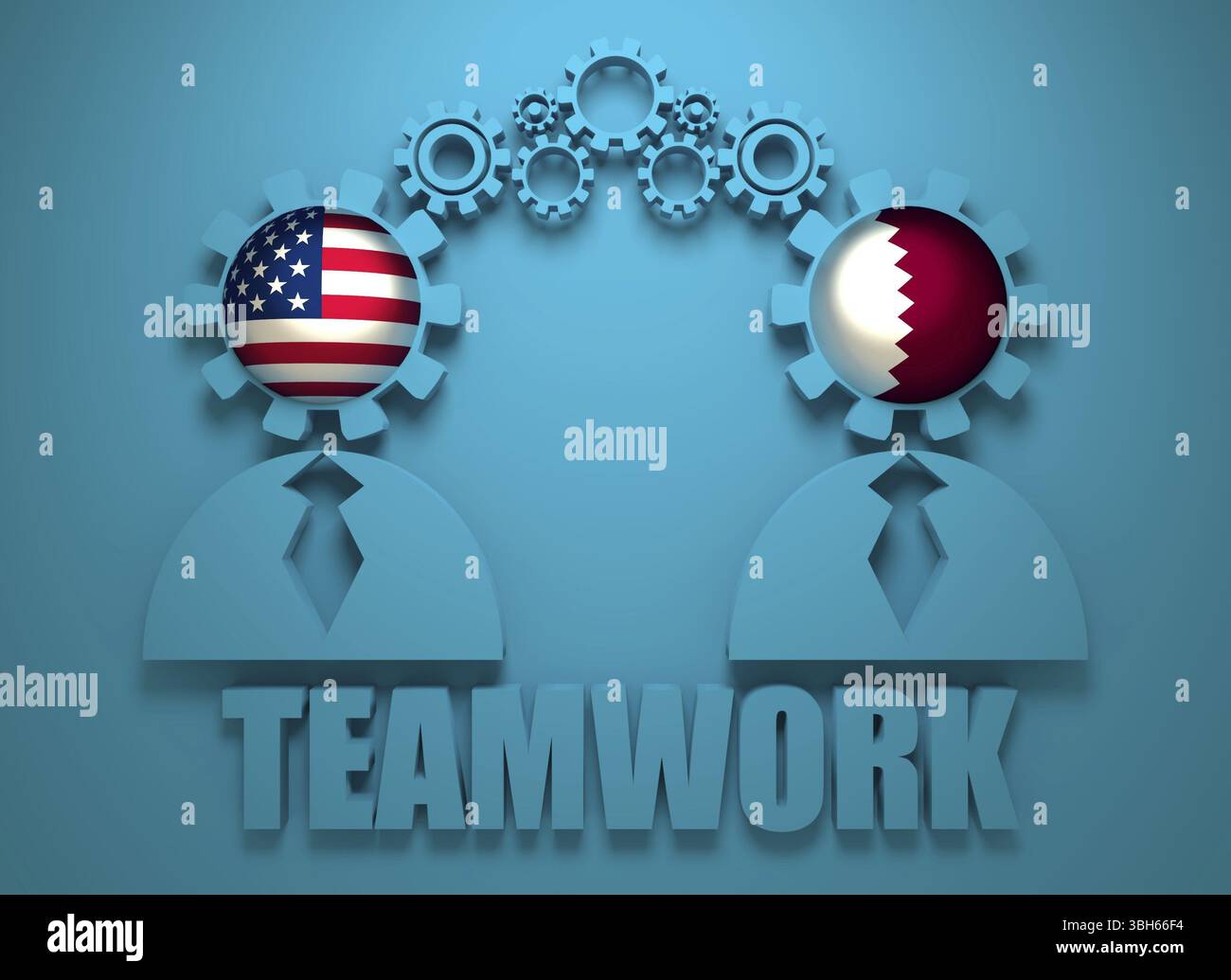 Image relative to politic and economic relationship between USA and ...