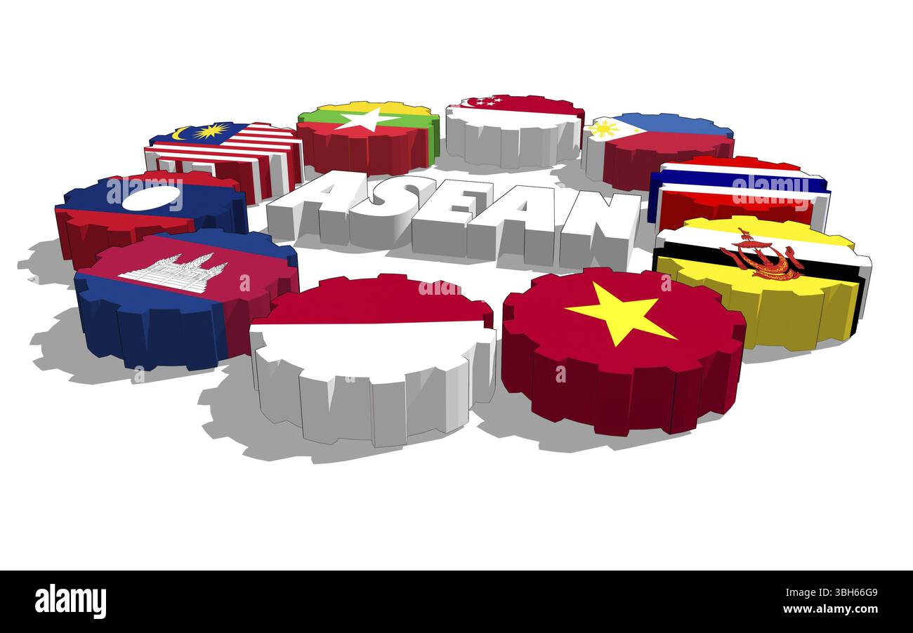 ASEAN - political and economic organization of ten Southeast Asian ...