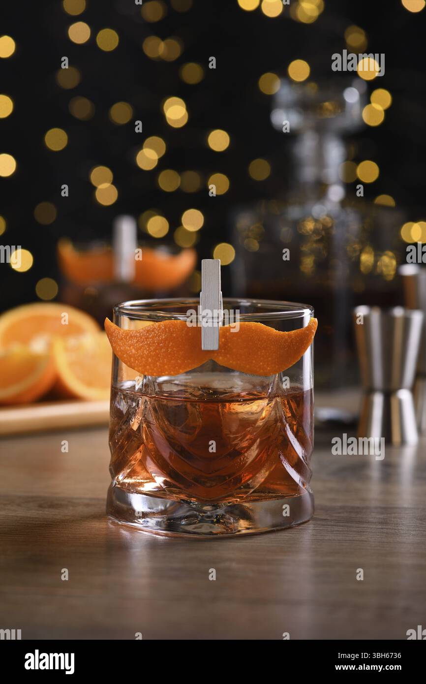 The Sharpie Mustache is a cocktail that's easy to make with equal parts ...