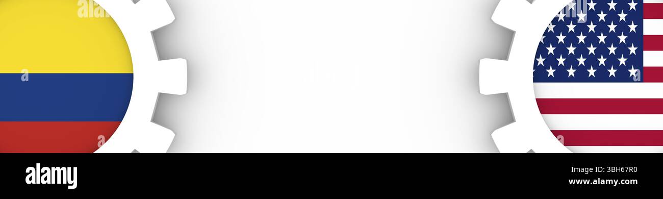 Web Banner, Header Layout Template. Politic and economic relationship ...