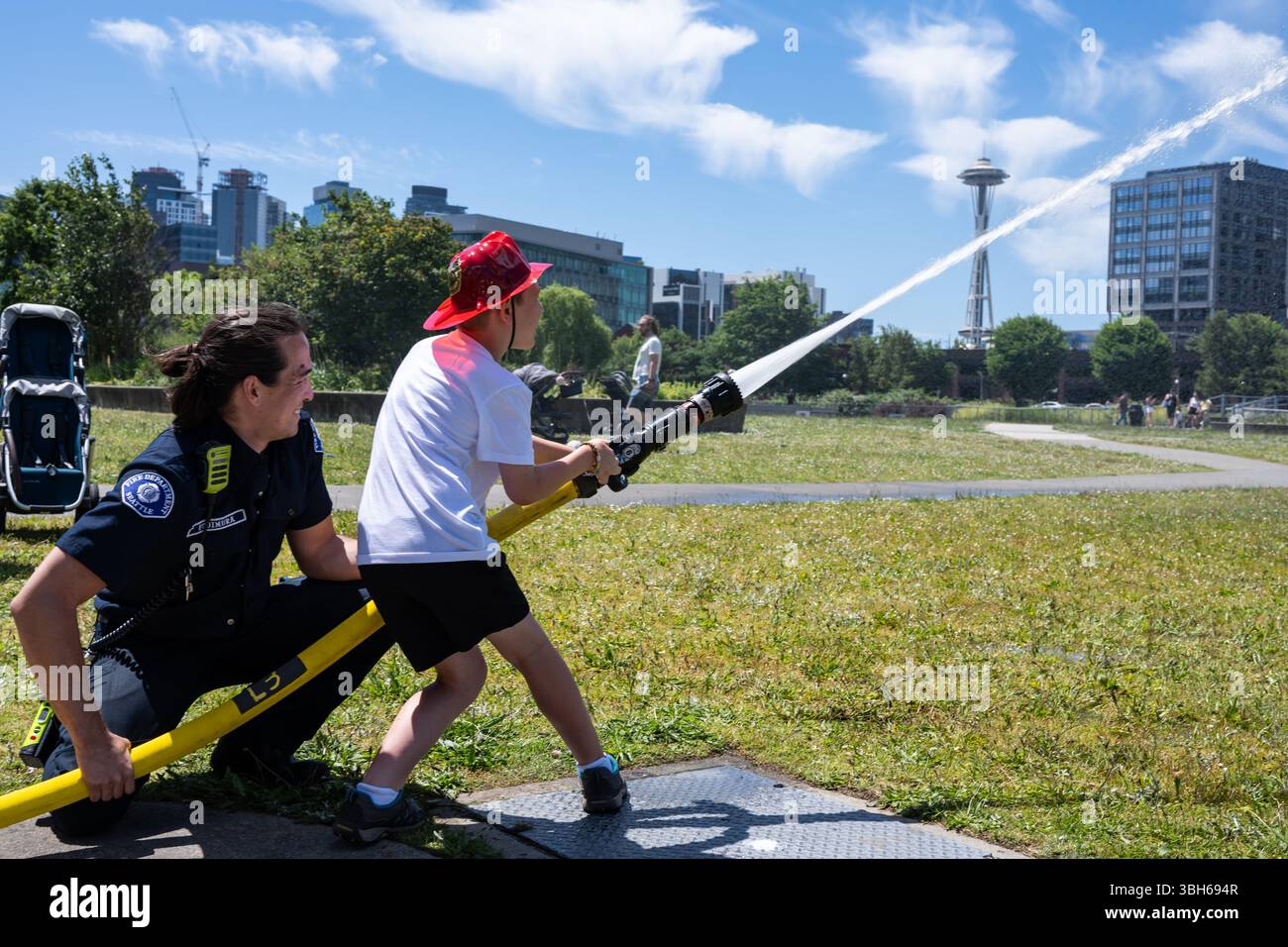 Seattle, USA. 7th Jun 2025. The Seattle Fire Department holds Fire Day ...