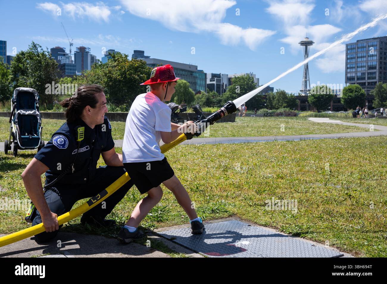 Seattle, USA. 7th Jun 2025. The Seattle Fire Department holds Fire Day ...