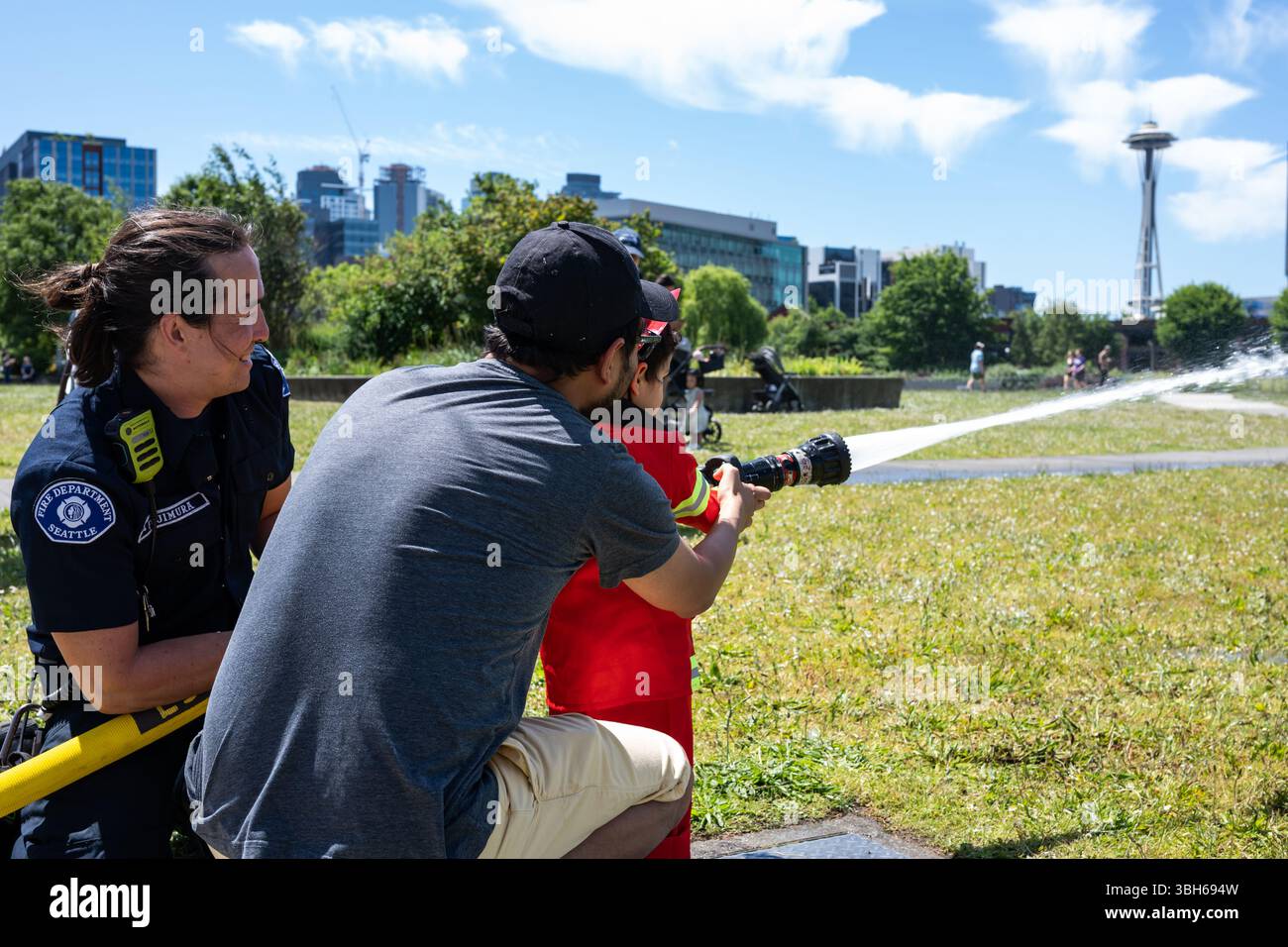 Seattle, USA. 7th Jun 2025. The Seattle Fire Department holds Fire Day ...